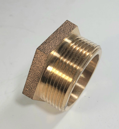 2" Water Meter Coupling Bushing Only For 2" Female Thread Meter ...