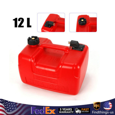 3 Gallon Outboard Boat Motor Gas Tank External Fuel Tank Plastic Can ...
