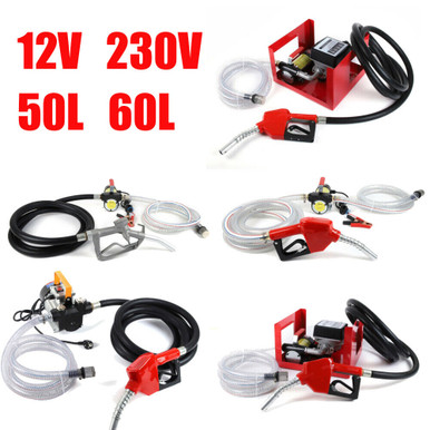 12 Volt Fuel Transfer Pump 50L/Min Diesel 3500 R/M - Industrial Lynx