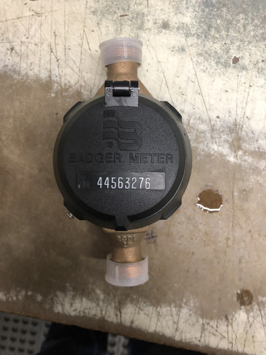 Nsf-61 Badger 5/8X3/4 M25 Brass Water Meter Gallons - Industrial Lynx
