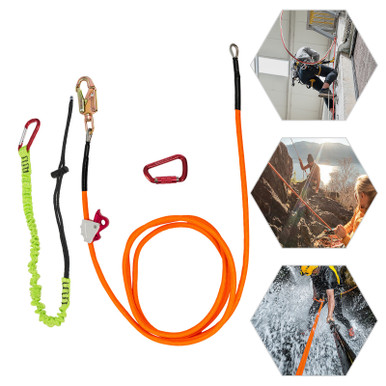 20Kn Steel Wire Core Rope Hook Flipline Kit Tree Climbing Lanyard Flip ...