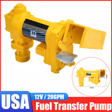 12V Dc 20Gpm Heavy Duty Fuel Transfer Pump Pump Rotary Vane Fuel Gas ...