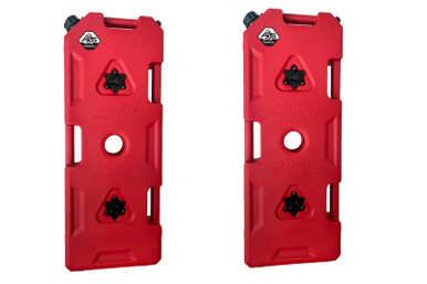 Set Of Two - 5 Gallon Jerry Gas Cans With Mount Bracket Axis ...