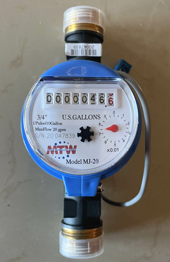 10 Mtw Meter Technology Werks Water Meter - Mj-20 Multi-Jet Direct Read ...