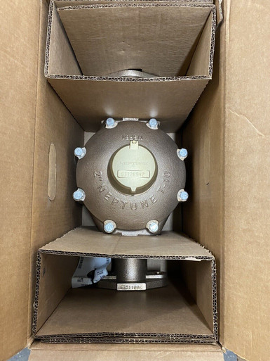 Neptune 2" T-10 Water Meter Direct Reading With Flange Kit - Industrial ...