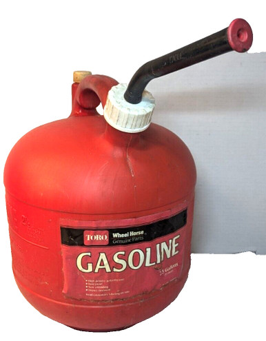 Eagle 2 1/2 Gallon Round Plastic Gas Can Pg3 Vented With Spout & Cap ...