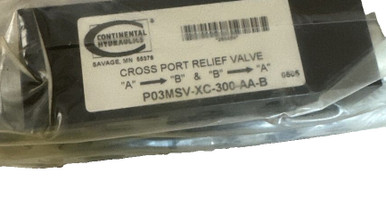 Continental P03Msv-Xc-300-Aa-B Hydraulic Relief Valve - Industrial Lynx