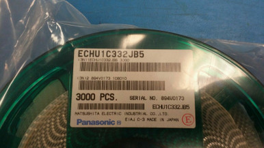 (3000 Pc Rl) Ech-U1C332Jb5 Panasonic Film Cap 0.0033Uf 16V Pps 5% Smd125C 0805 - Industrial Lynx