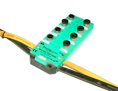 Pepper & Fuchs 8 Port Distribution Block Model Vaa-4Ea-G3Ff-Ze/E2 ...