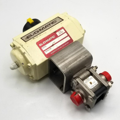 El-O-Matic Es.2.5-3 Pneumatic Valve Actuator 120 Psi W/ Valve ...