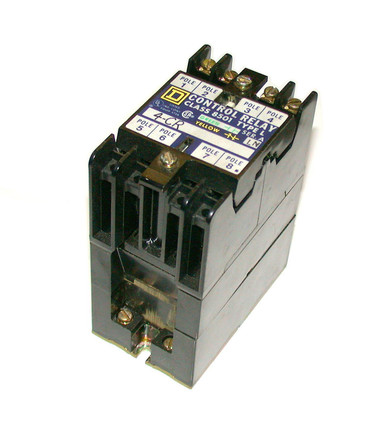 Square D Control Relay 10 Amp 110/120 Vac Model 850110-40 - Industrial Lynx