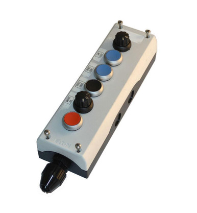 Eaton Iec60947-5-1 Push Button Enclosure W/ 4 Push Buttons & 2 Selector ...
