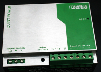 One Phoenix Quint-Ps-100-240Ac/24Dc/20A Switching Power Supply 2938620 ...