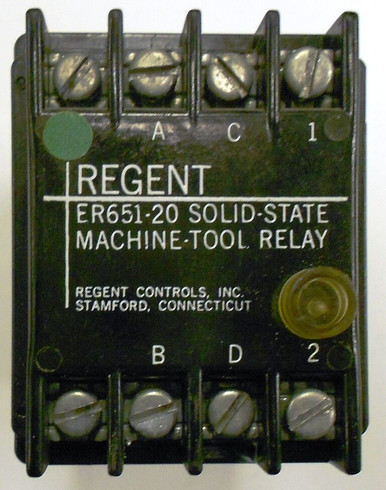 Regent Solid State Machine Tool Relay Er651-20 - Industrial Lynx