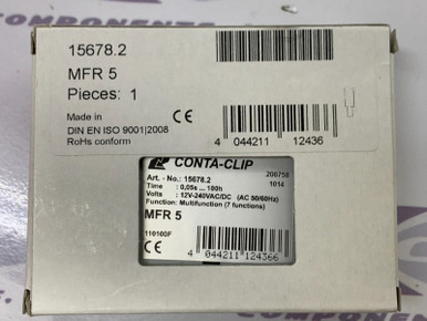 Conta-Clip Programmable Time Delay Relay Spdt 8A 250Vac Din Rail ...