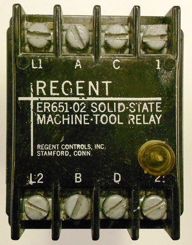 Regent Solid State Machine Tool Relay Er651-02 - Industrial Lynx