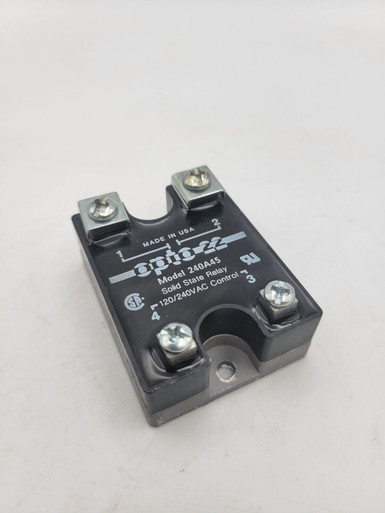 Opto 22 240A45 Solid State Relay Panel Mount 45A Control 120/240Vac 25 ...