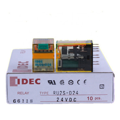 10Pcs Idec Relay Ru2S-D24 24Vdc - Industrial Lynx