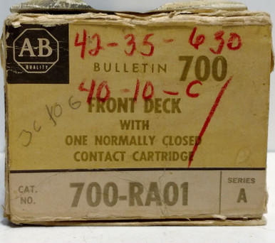 Allen Bradley 700-Ra01 Front Deck Contact Cartridge - Industrial Lynx