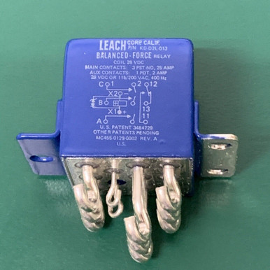 Leach Kd-D2L-013 Relay,Electromagnetic - Industrial Lynx