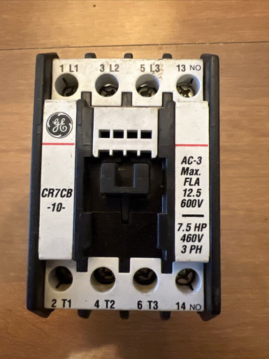Ge Cr7Cb Contactor 10A 600Vac 3Ph - Industrial Lynx