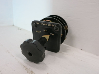 Electroswitch 2407C Watt/Var Select 3 Position Selector Rotary Switch ...