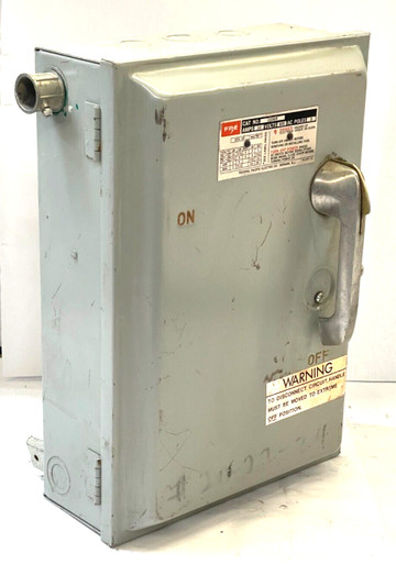 Fpe 1336R 60 Amp 600Ac 3 Pole Disconnect Switch - Industrial Lynx