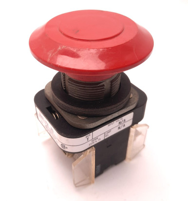 Allen Bradley 800T-Fxa5 E-Stop Button 2X 800T-Xd4 Contacts 600V 10A ...