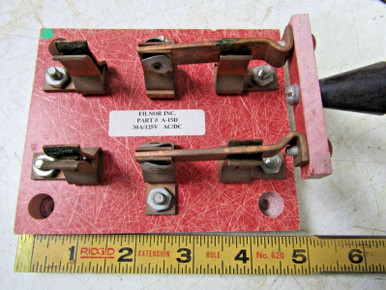 Filnor A-15D 30 Amp Knife Switch 2 Pole 125V Ac/Dc - Industrial Lynx