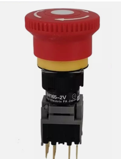 Fuji Ah165-2V Ah165-2Vr11 Emergency Stop Button Switch - Industrial Lynx