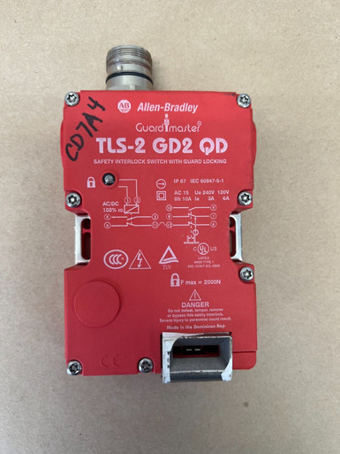 Allen Bradley Tls-2 Gd2 Qd Safety Interlock Switch W/ Guard Locking ...