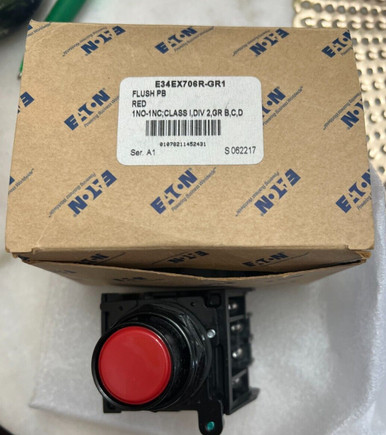 Eaton E34Ex706R Hazardous Location Push Button With Contacts ...