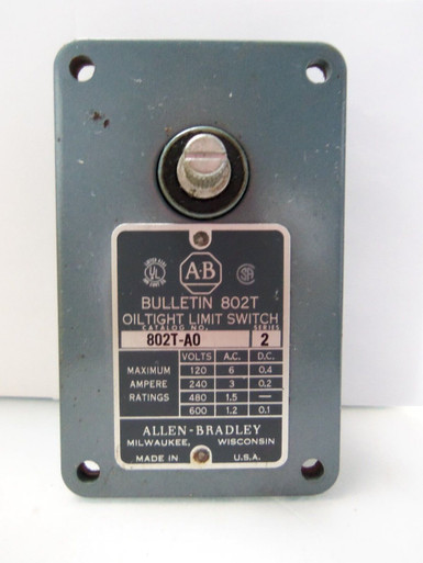 Allen Bradley 802T-Ao Oiltight Limit Switch Series 2 - Industrial Lynx