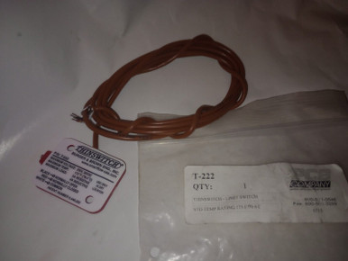 Burger & Brown Eng. T-222 Thinswitch Limit Switch 250V 28Vdc ...