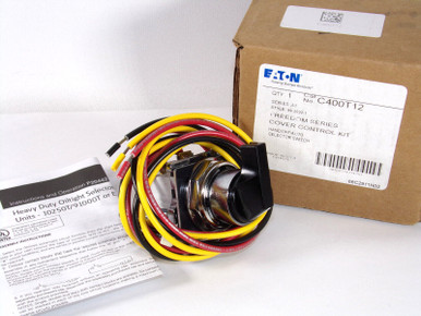 Eaton Dom Series Cover Control Kit C400T12 Hand/Off/Fault Selector ...