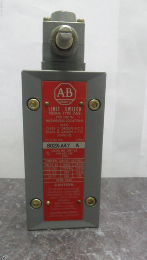 Allen Bradley 802X-A47 Explosion Hazardous Location Limit Switch Series ...