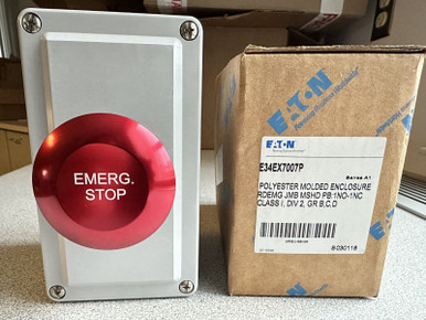 Eaton E34Ex7007P Jumbo Push Button Emergency Stop 1No 1Nc 3R 4X 12 ...