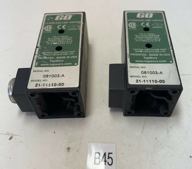 21-11110-00 Topworx Go Leverless Limit Switch 480Vac/240Vdc Max ...