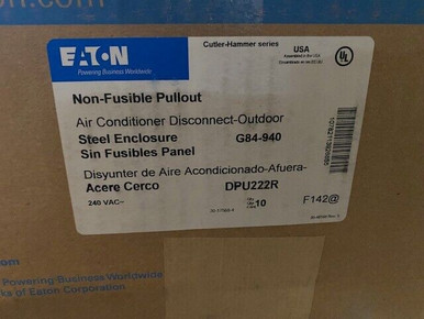 (10 Pack) Eaton Dpu222R Air Conditioning Disconnect Switch - Industrial ...