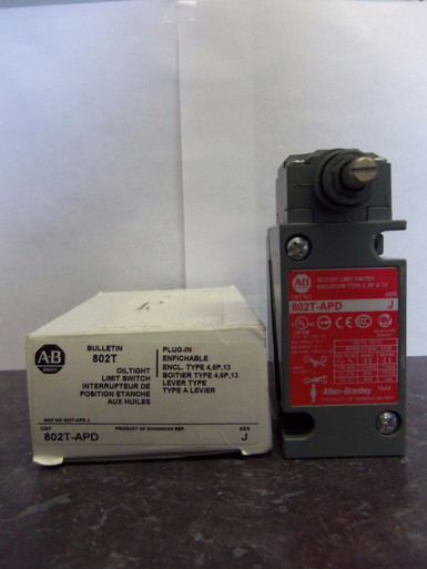 Allen Bradley 802T-Apd Oil Tight Limit Switch Series J - Industrial Lynx
