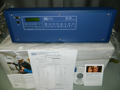 Schweitzer Engineering Sel-351 Protection System Relay - 035167C3F54Xx1 ...