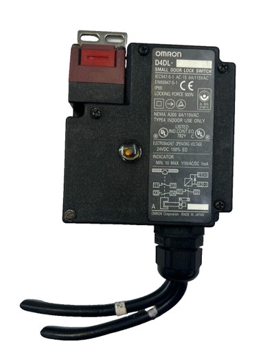 Omron Small Door Lock Switch Type 4 D4Dl 115Vac/Dc - Industrial Lynx
