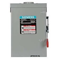 Siemens Lf211Nr Fusible Safety Switch, General Duty, 120/240V Ac, 2Pst ...