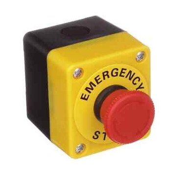 Omron Industrial Automation A22E-M-01B E-Stop, Non-Lighted, Push-Lock ...