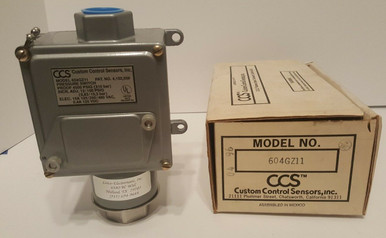 Custom Control Sensors Dual-Snap Pressure/Temperature Switch 604Gz11 ...