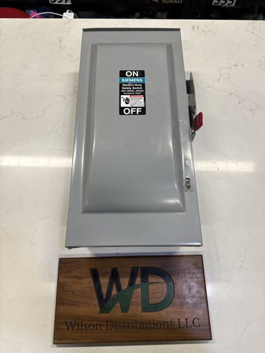Siemens Fusible General Duty Safety Switch Gf323Nr 100 Amp Type 3R 240V ...