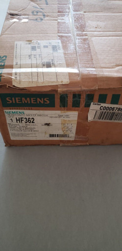 Siemens Hf362 60 Amp 600 Volt 3 Phase Heavy Duty Saftey Switch ...