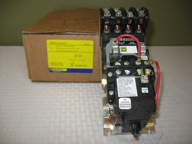 Square D 8903Lxo04V02 4 Pole 30 Amp 600V Open Lighting Contactor 120V ...