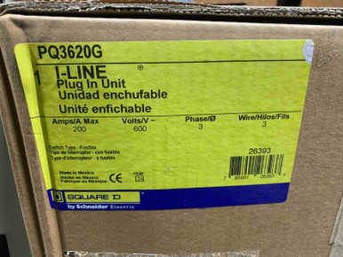 Pq3620G Square D Busway Fusible Plug Units, - Industrial Lynx