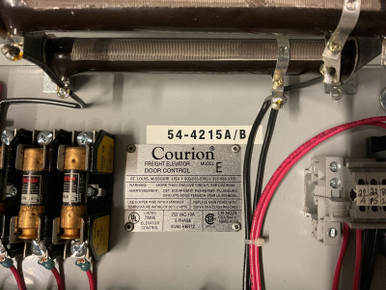 Courion Freight Elevator Door Control 54-4215A/B, Model E, Lr38224 ...